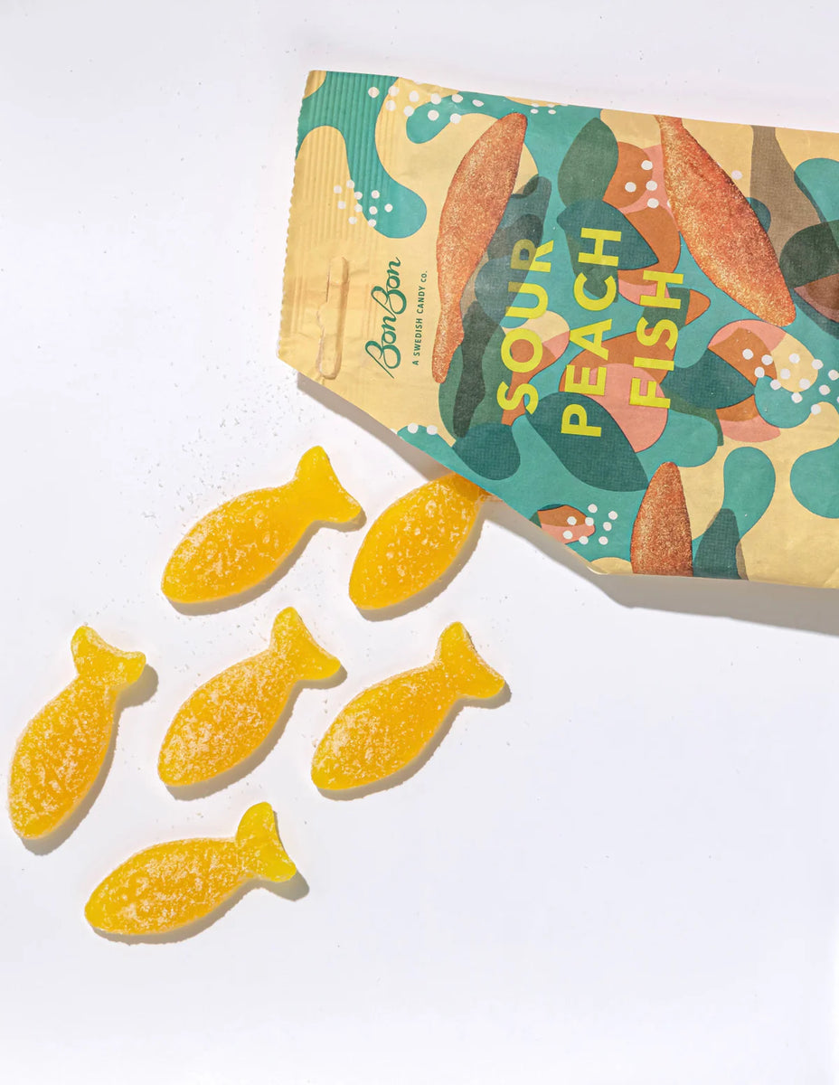 BonBon - Sour Peach Fish Candy – shopURSA